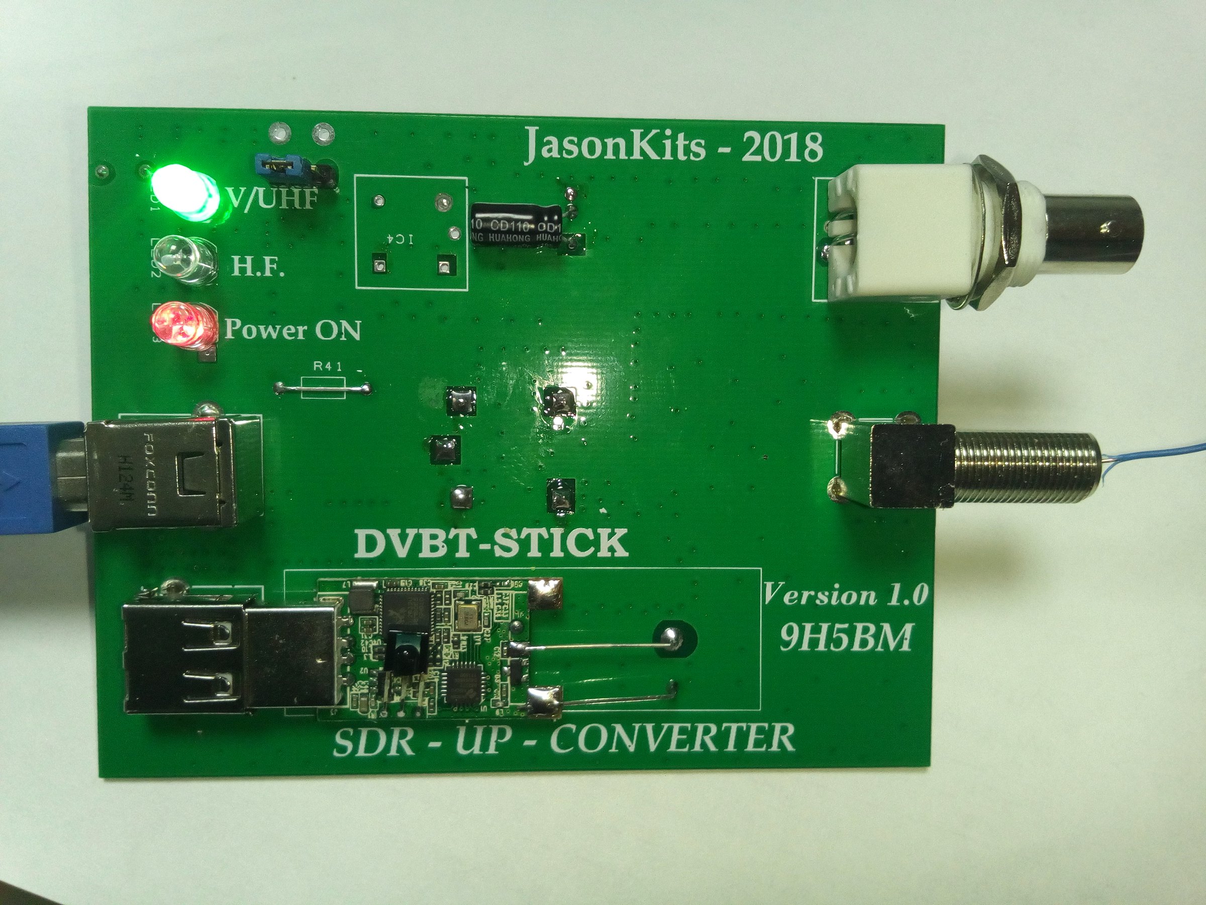 SDR-Rx Software Defined Radio Up Converter Module from JasonKits on Tindie