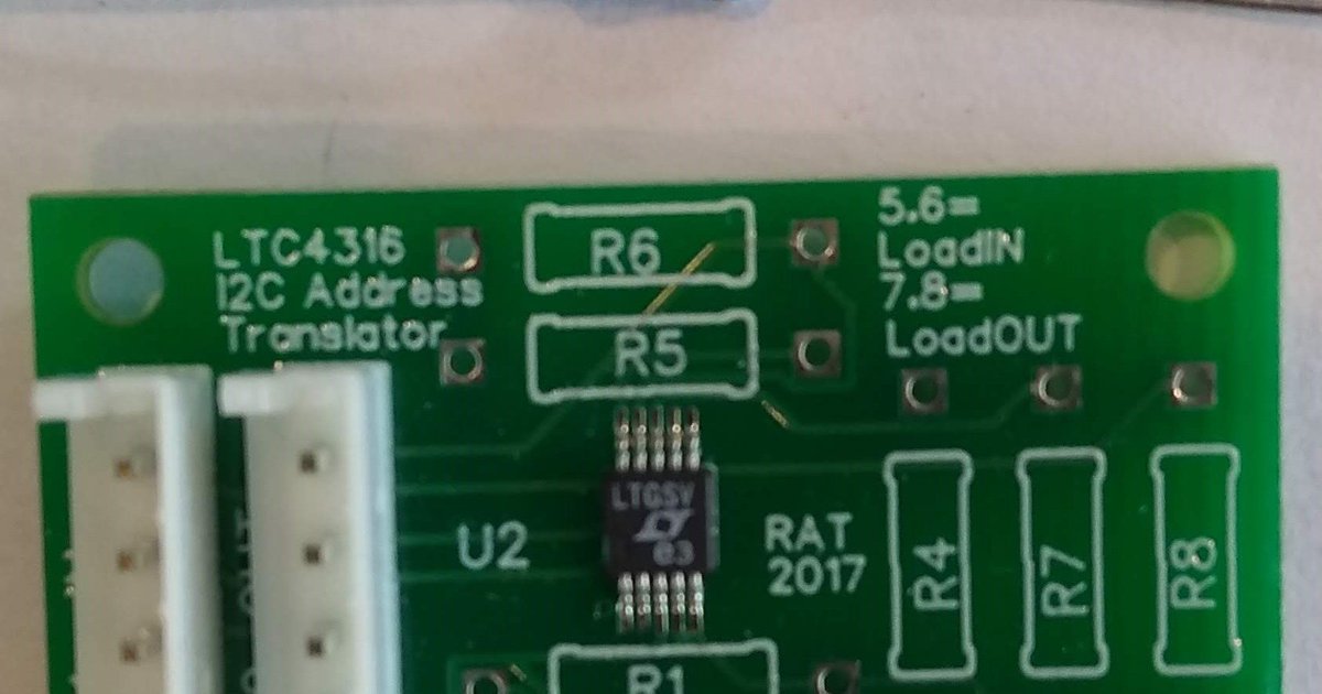 LTC4316 I2C translator expander JST EH connectors from Mycrobits on Tindie
