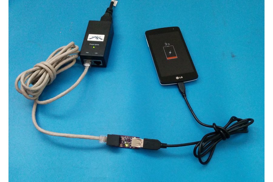 High Speed USB Charger - Power Over Ethernet from turbolabs on Tindie