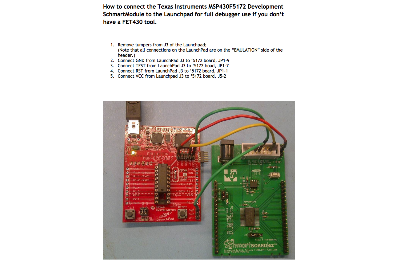 TI MSP430F5172 Development SchmartModule from Schmartboard, Inc. on Tindie