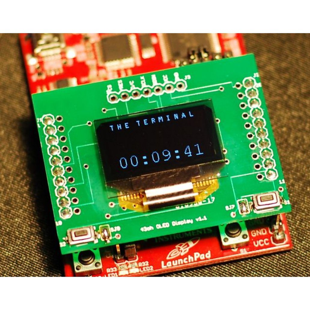 The Terminal - OLED Breakout Board/MSP430 Launchpad BoosterPack from ...