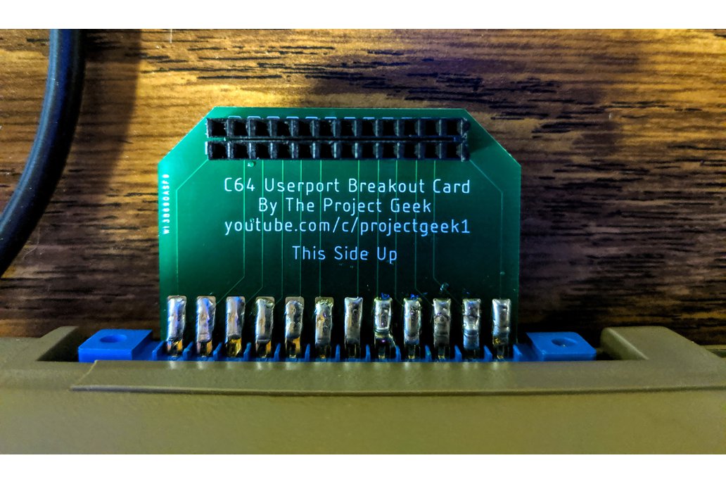 Commodore 64 User Port Breakout Board from Syzygy Systems on Tindie