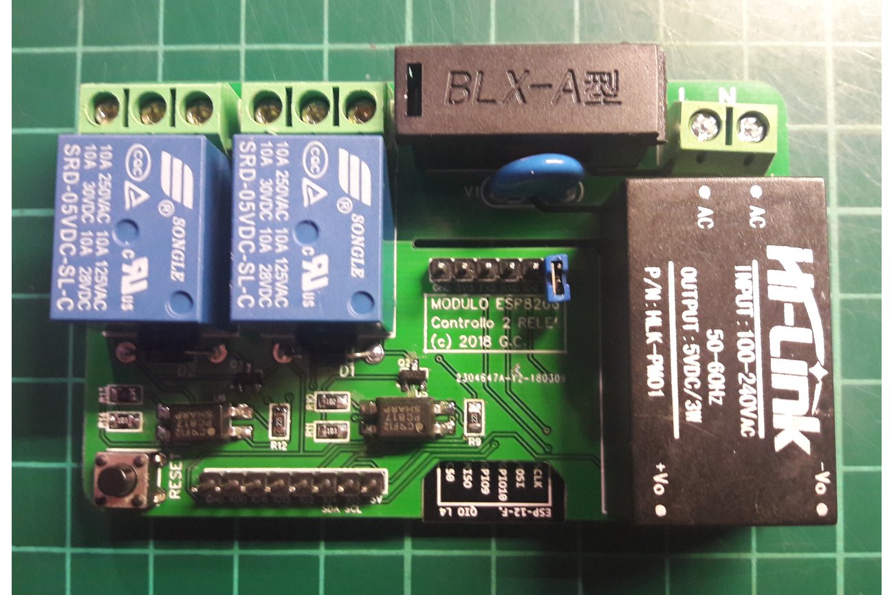 ESP8266 Dual/Triple Relay module from Giovanni'S Domotica Store on Tindie