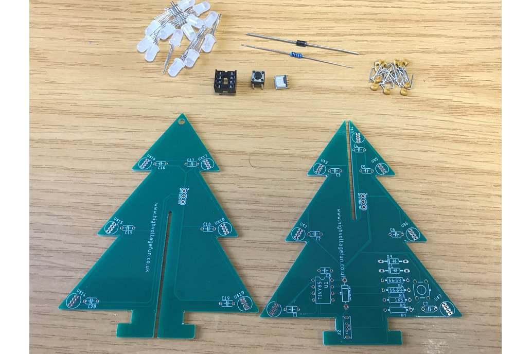 USB Powered RGB LED Christmas Tree from High Voltage Fun on Tindie