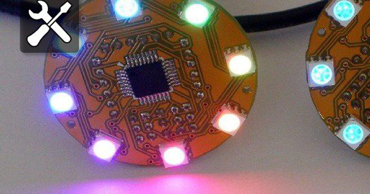 RGB LED RING - DIY KIT (one off) from madworm on Tindie