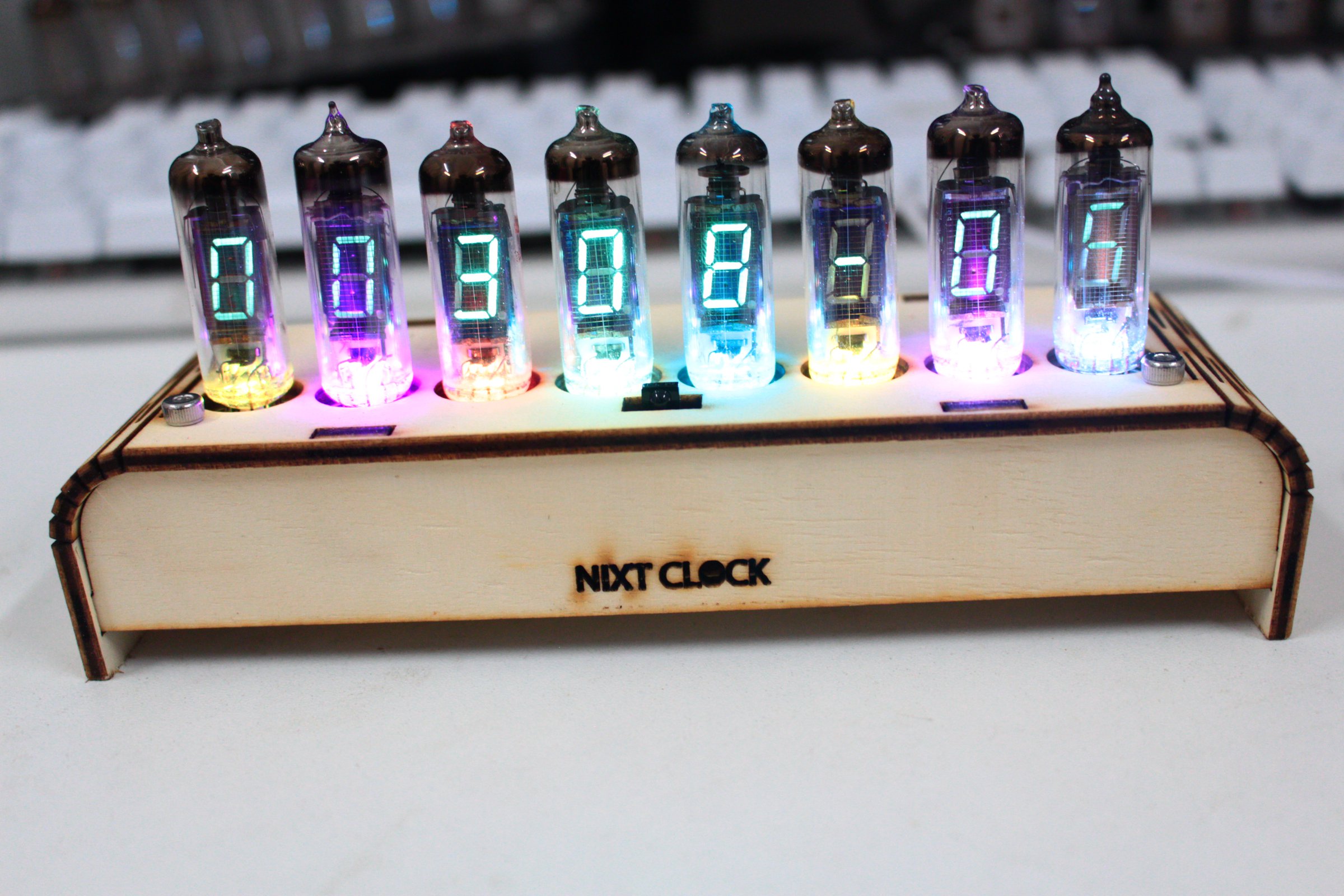 NIXT CLOCK - 100% Assembled IV-6 VFD Tube Clock from NIXT CLOCK on Tindie