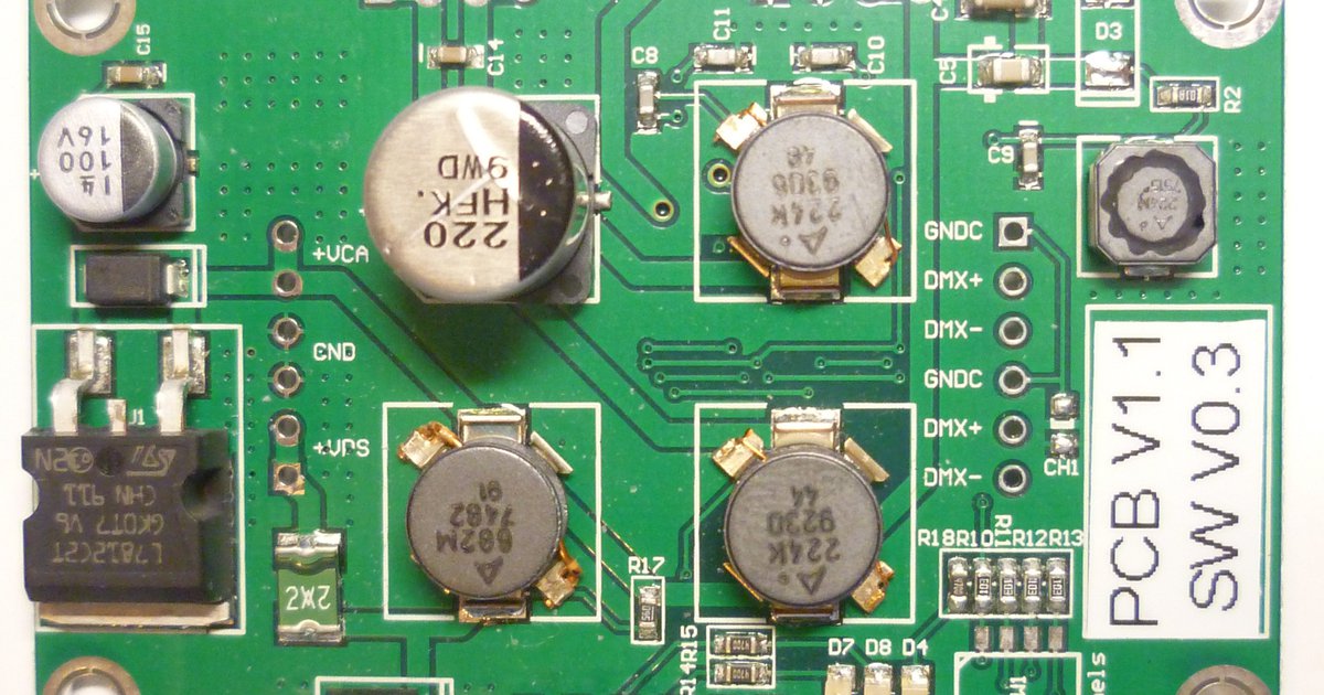 Power Line Modem for DMX512 from Saleconix on Tindie