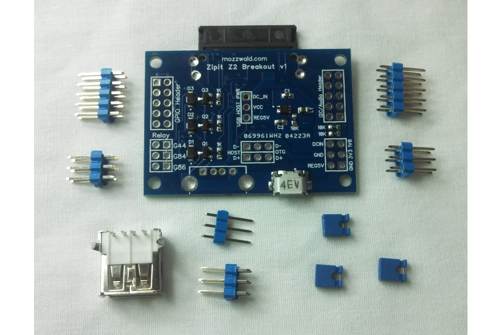 Zipit Z2 Breakout Board from mozzwald on Tindie