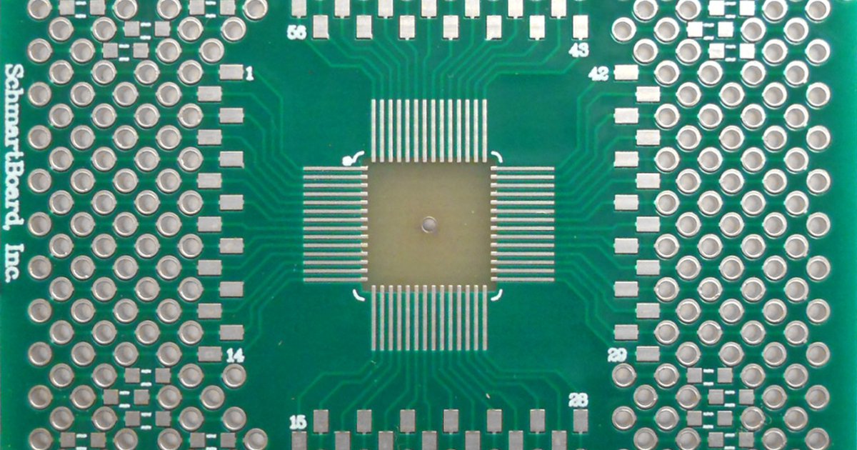 SchmartBoard|ez QFN/DFN 56 Pins 0.5mm Pitch PCB from Schmartboard, Inc ...