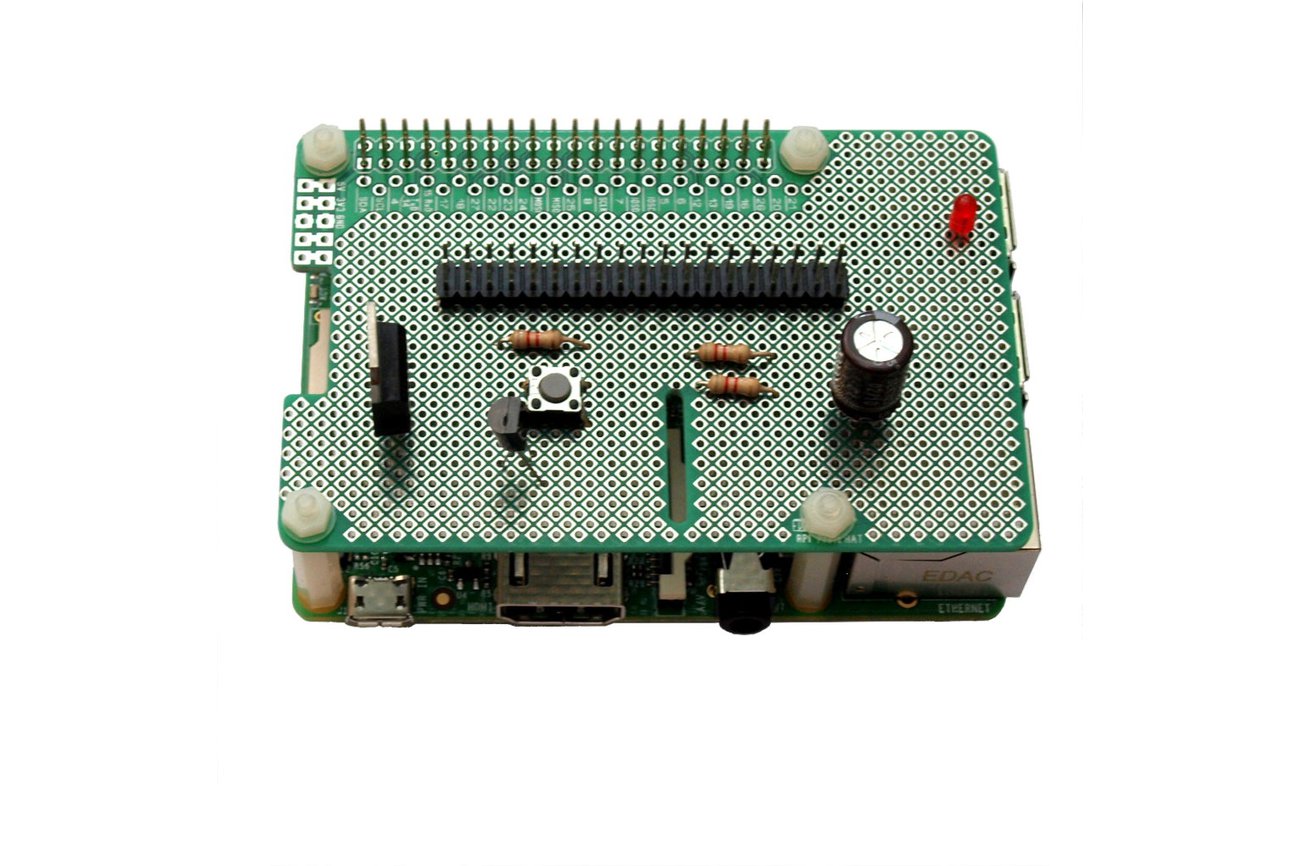 Proto Hat for Raspberry Pi 3, Pi 2, Pi B+ from Ednde on Tindie