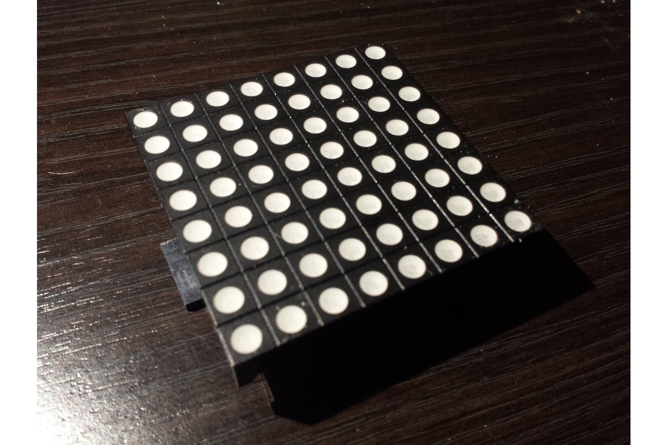 elite 8x8 RGB LED matrix driver board from Byte Sized on Tindie