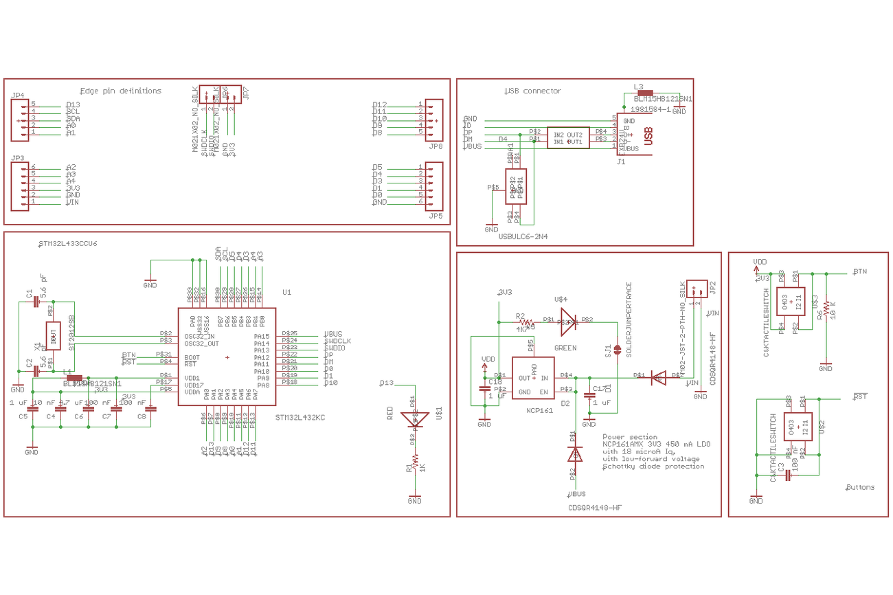 Ladybug STM32L432 Development Board from Tlera Corp on Tindie
