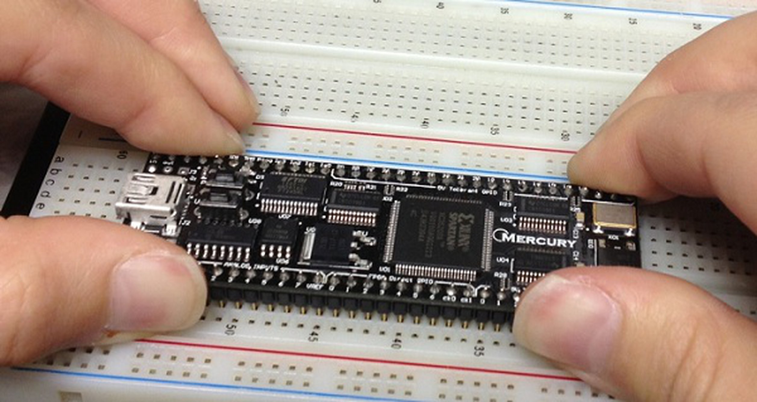 Mercury DIP FPGA board from MicroNova LLC on Tindie