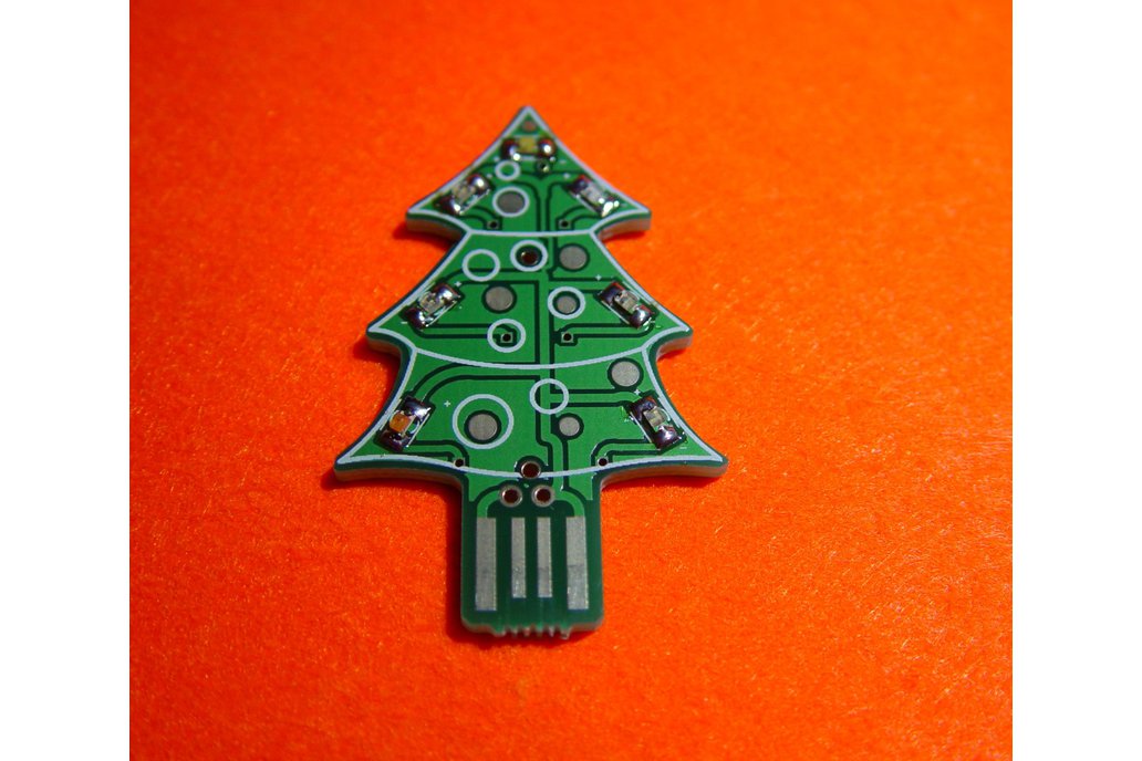 USB & Supercapacitor powered LED Xmas tree - KIT from KITS for KIDS on ...