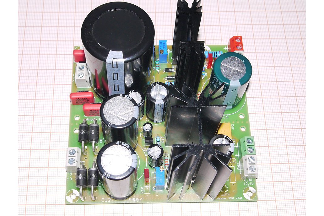 PSU for tube preamp adjustable double filter from stereo24 on Tindie