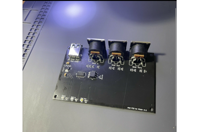 Mister Fpga Midi Inoutthru Stackable Adapter From Epromfoundry Inc On Tindie 
