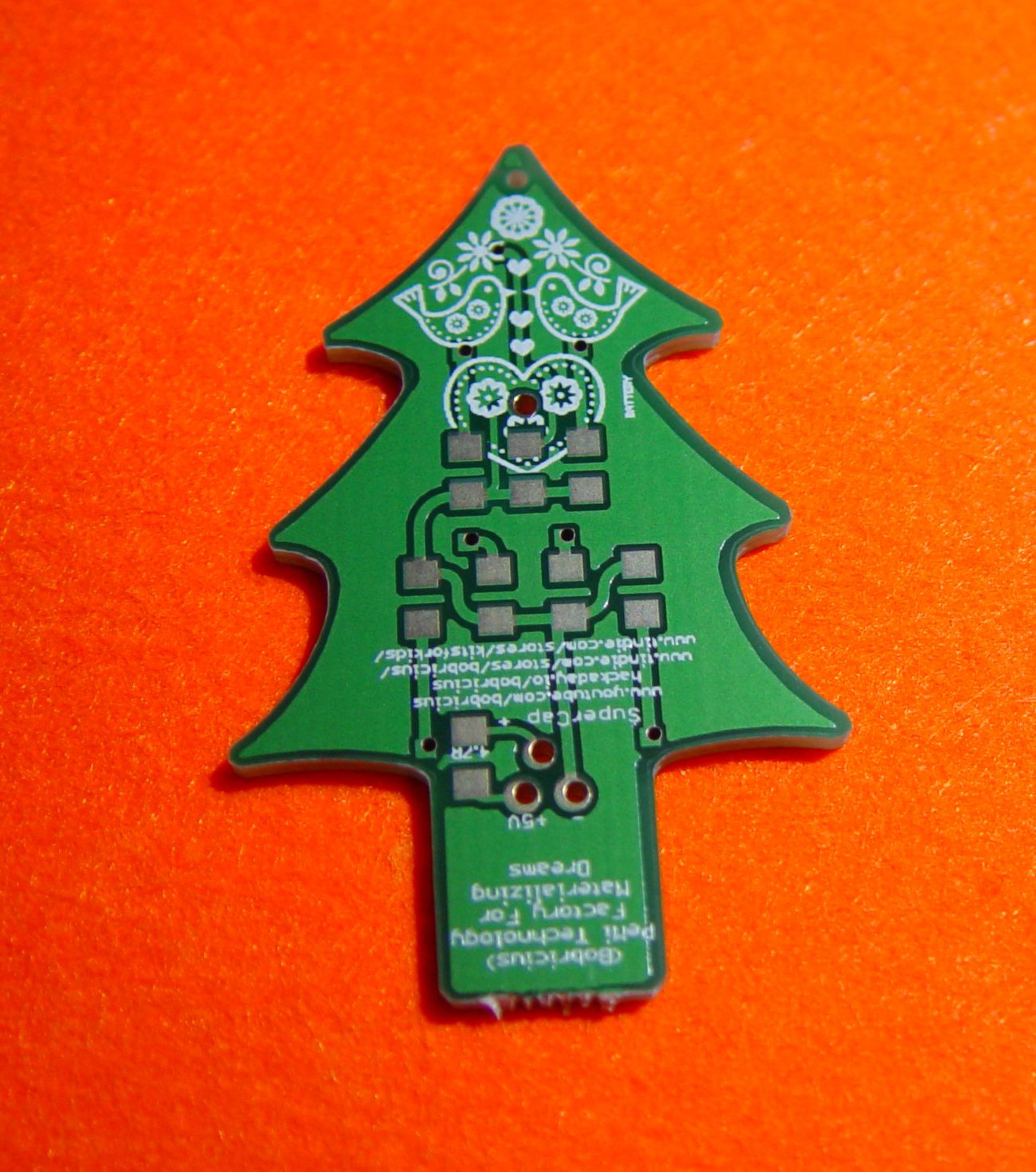 USB & Supercapacitor powered LED Xmas tree - KIT from KITS for KIDS on ... USB & Supercapacitor powered LED Xmas tree - KIT from KITS for KIDS on ...