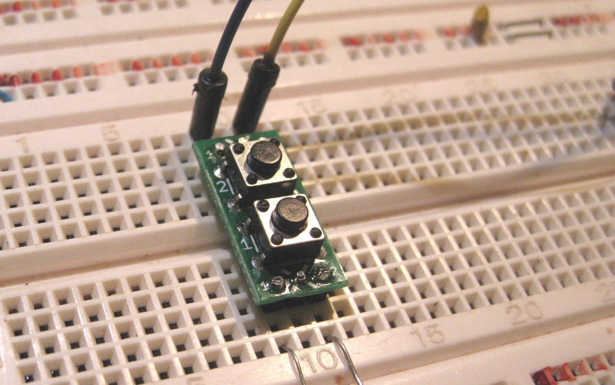 Button2 for Breadboards from SmallRoomLabs on Tindie