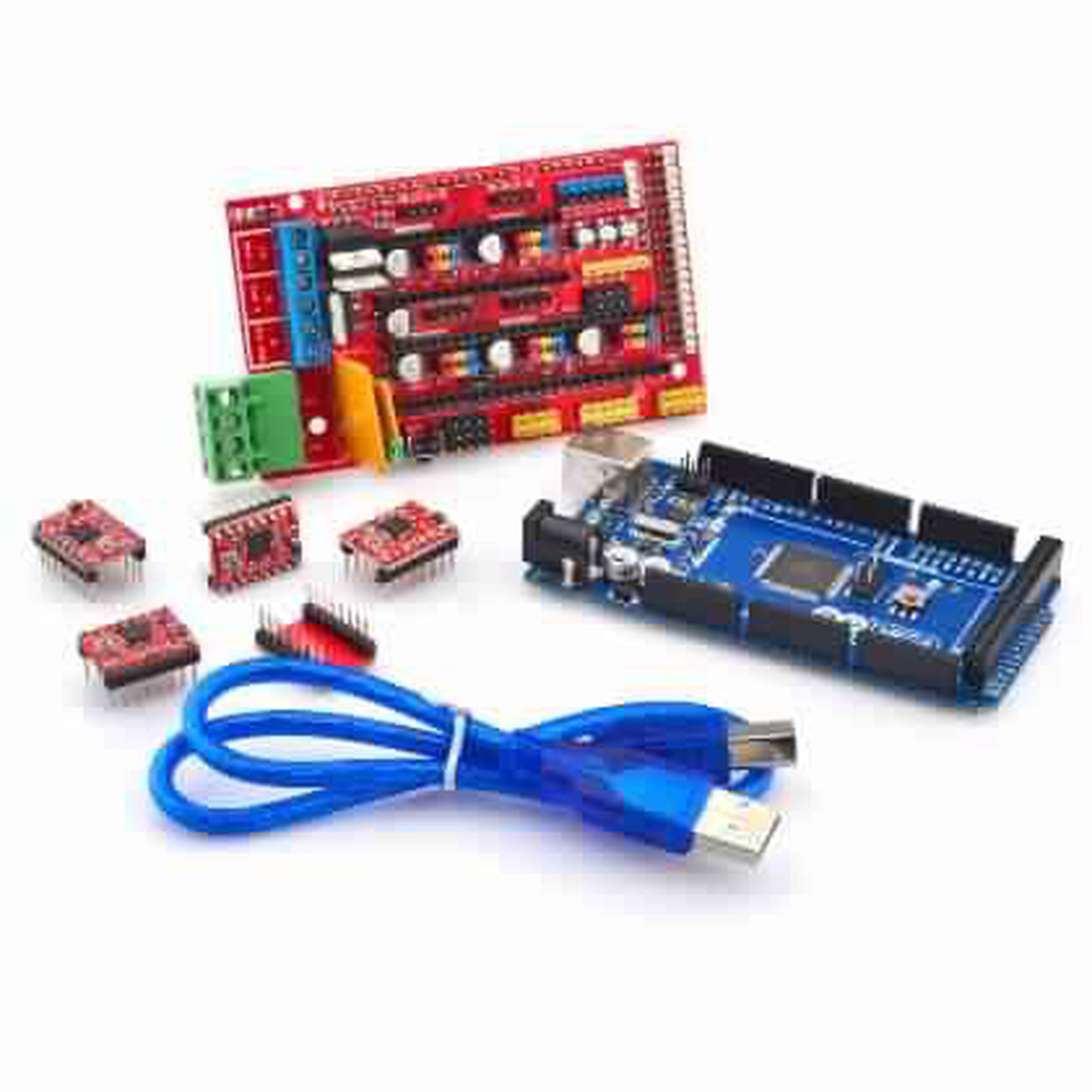 3D Printer Control Board Set 2560 R3 Control Board for Arduino & Ramps1 ...