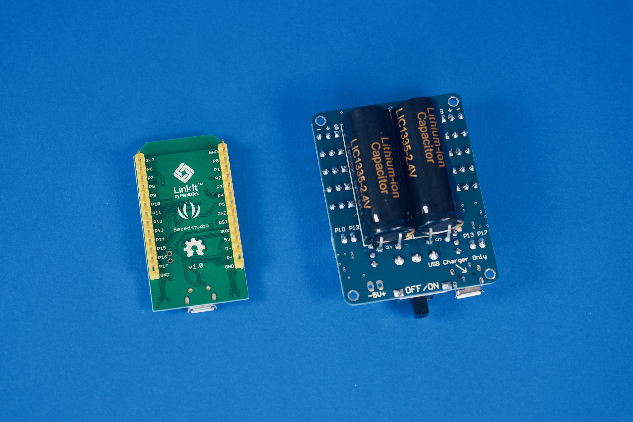 LinkIt 7697 with Robot Shield G2 from Jason Workshop on Tindie