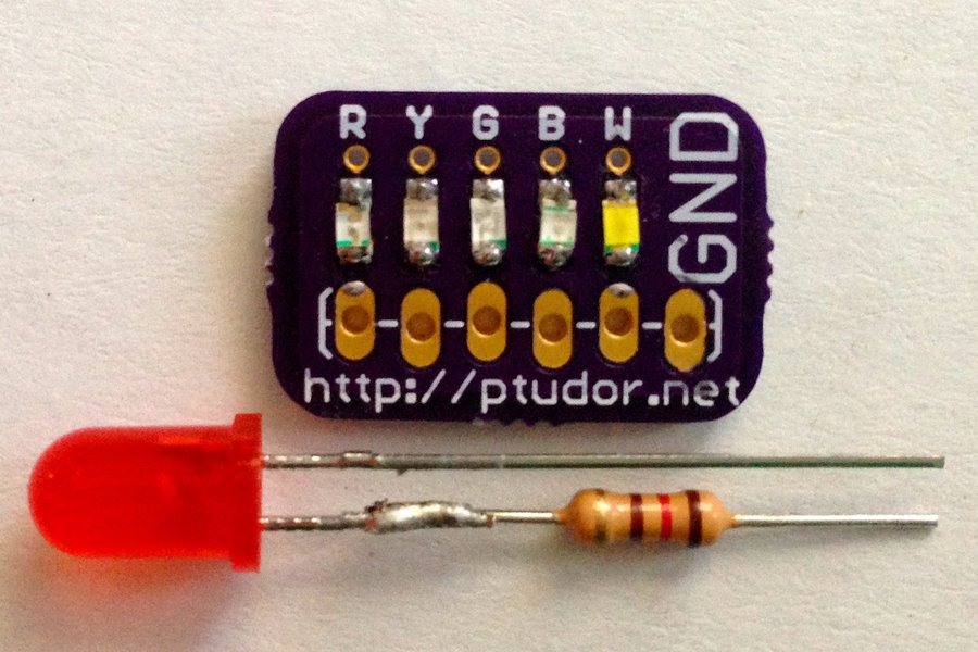 Surface Mount LED Board: Assembled or Kit from ptudor on Tindie