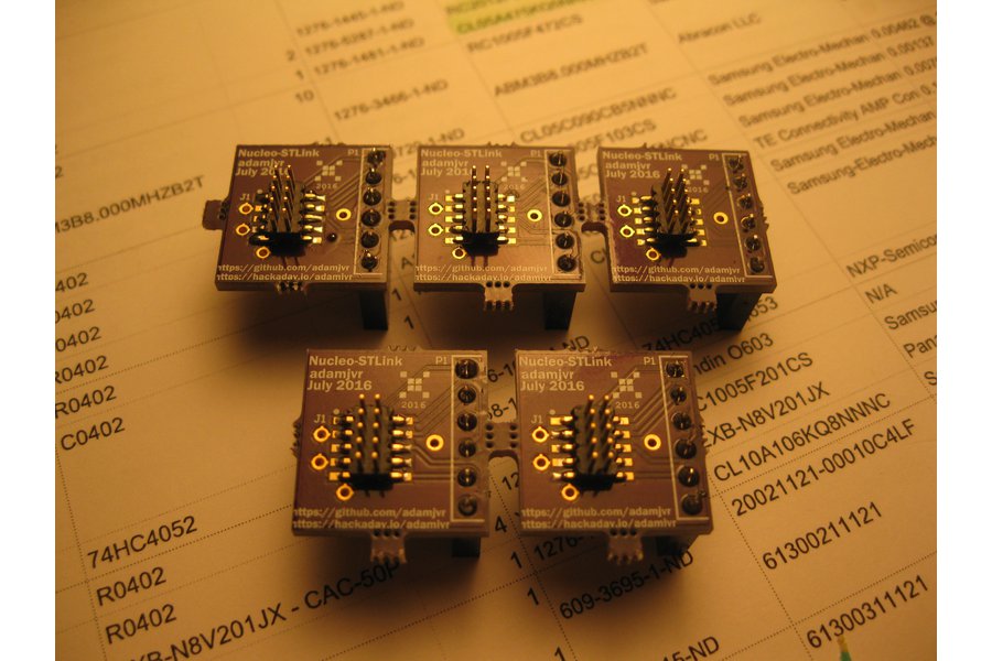 St Nucleo St Link Adapter From Adamjvr On Tindie