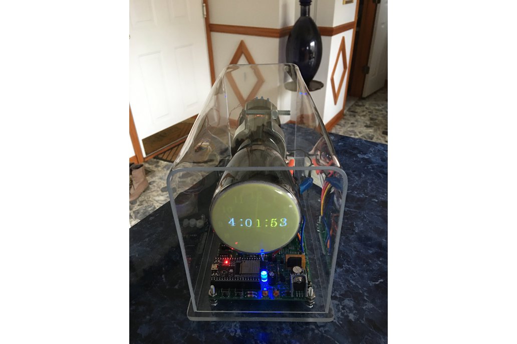 cathode ray tube clock