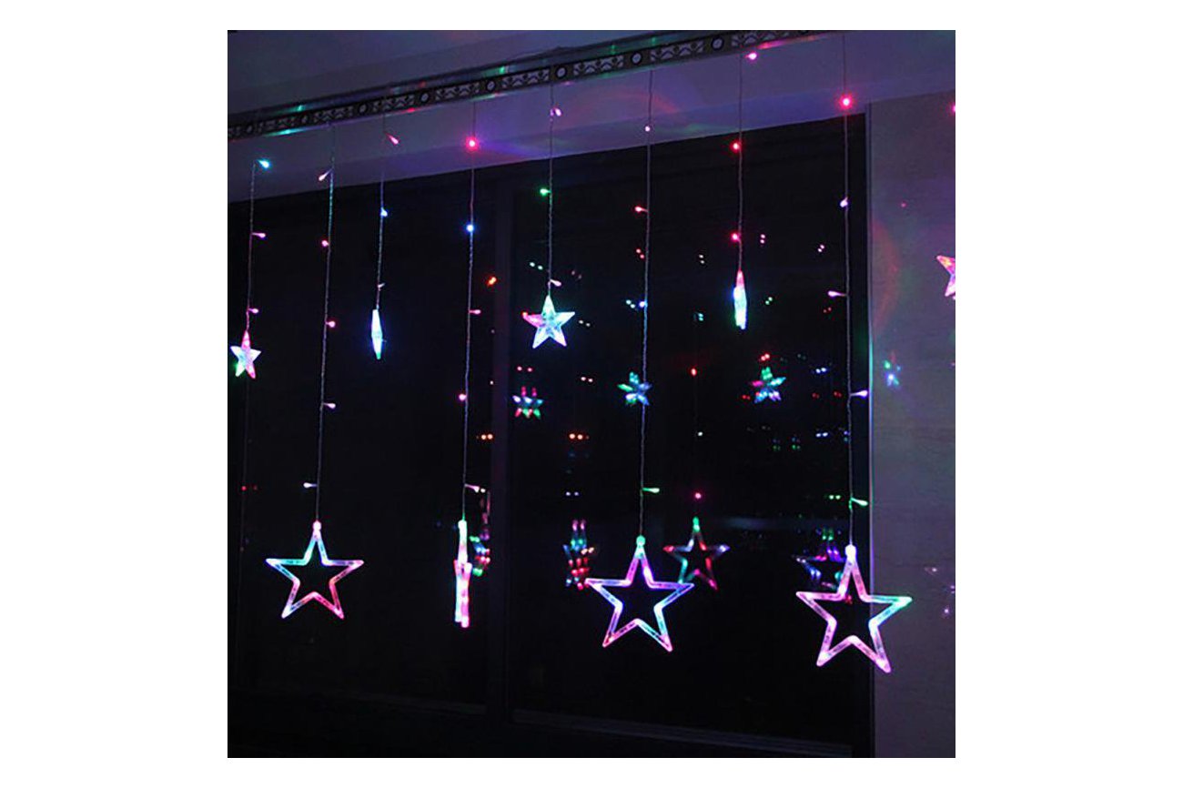 Christmas Lights Fairy Star LED Curtain String from Easylife on Tindie