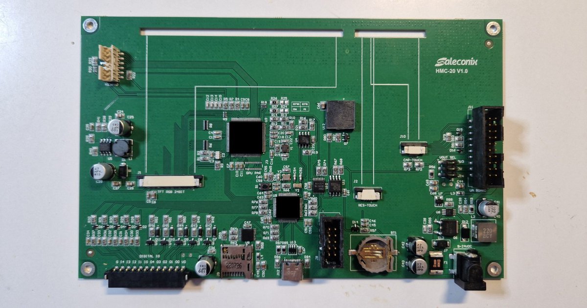 HMC-20 Human Machine Controller interface from Saleconix on Tindie
