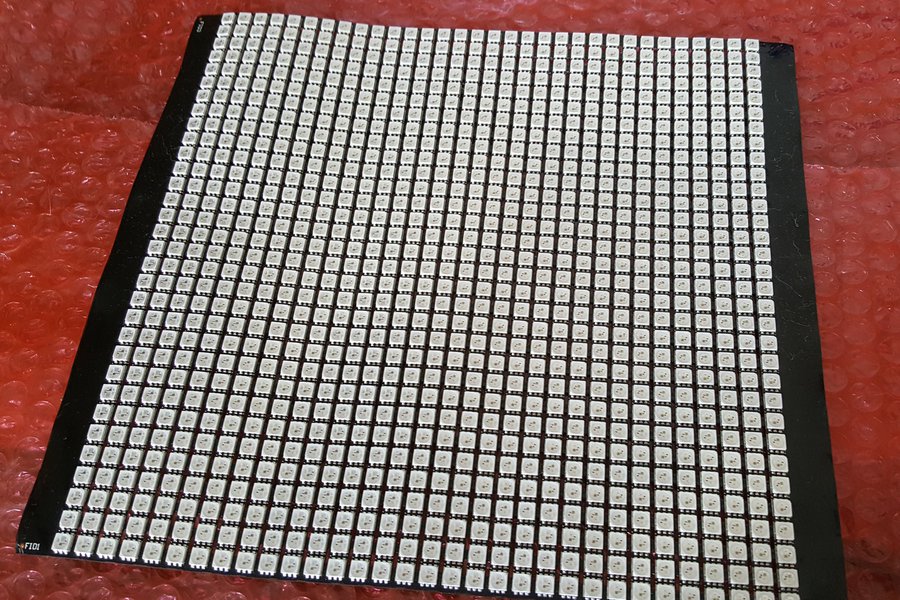 Flexible LED Array 32x32 - WS2812 WS2813 from robogeek78 on Tindie