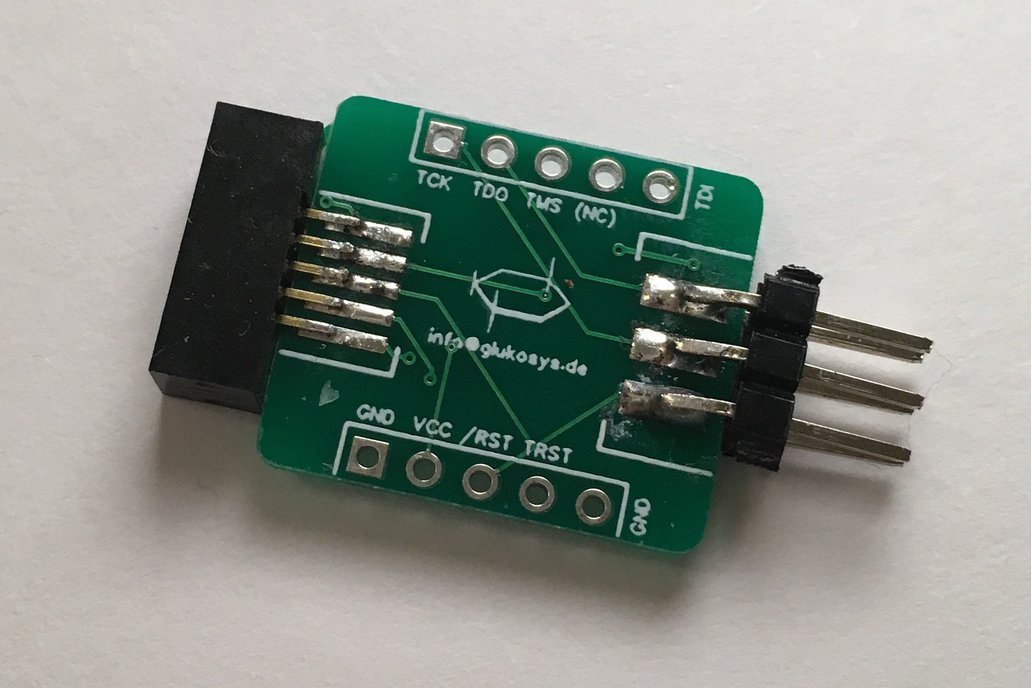Atmel-ICE Adapter 1.27mm (0.05") to 2.54mm (0.1") from glukosys on Tindie