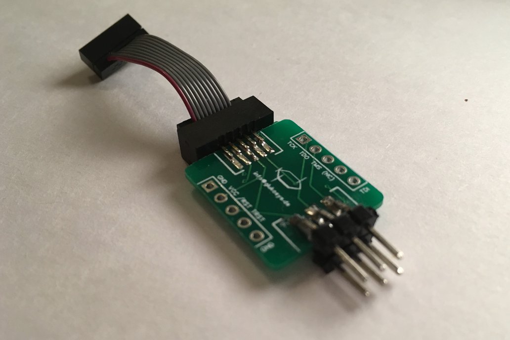 Atmel-ICE Adapter 1.27mm (0.05") to 2.54mm (0.1") from glukosys on Tindie