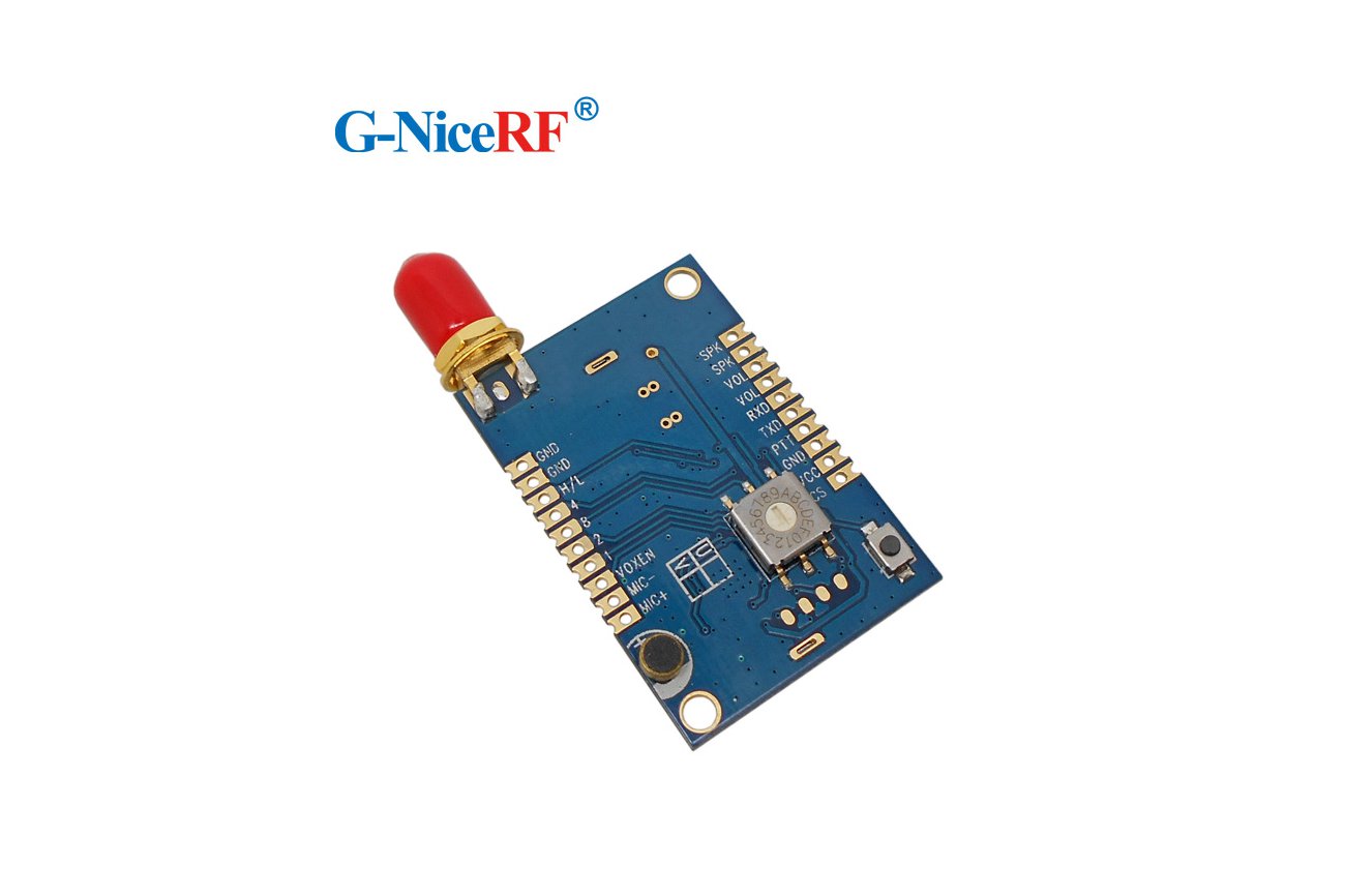 SA828 1W All-in-One Walkie Talkie Module kit from Nicerf on Tindie