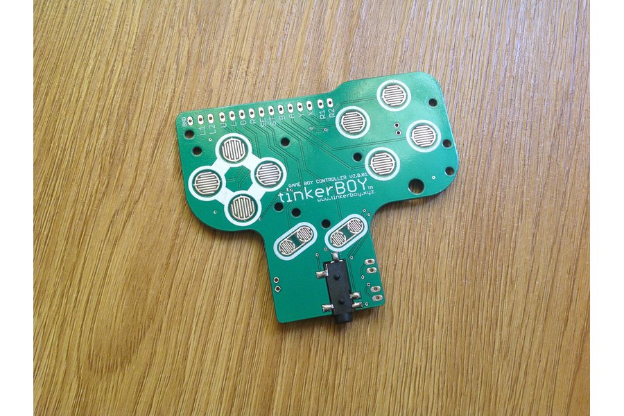 Game Boy Controller v2.0 w/ Built-in Audio Amp from tinkerBOY on Tindie