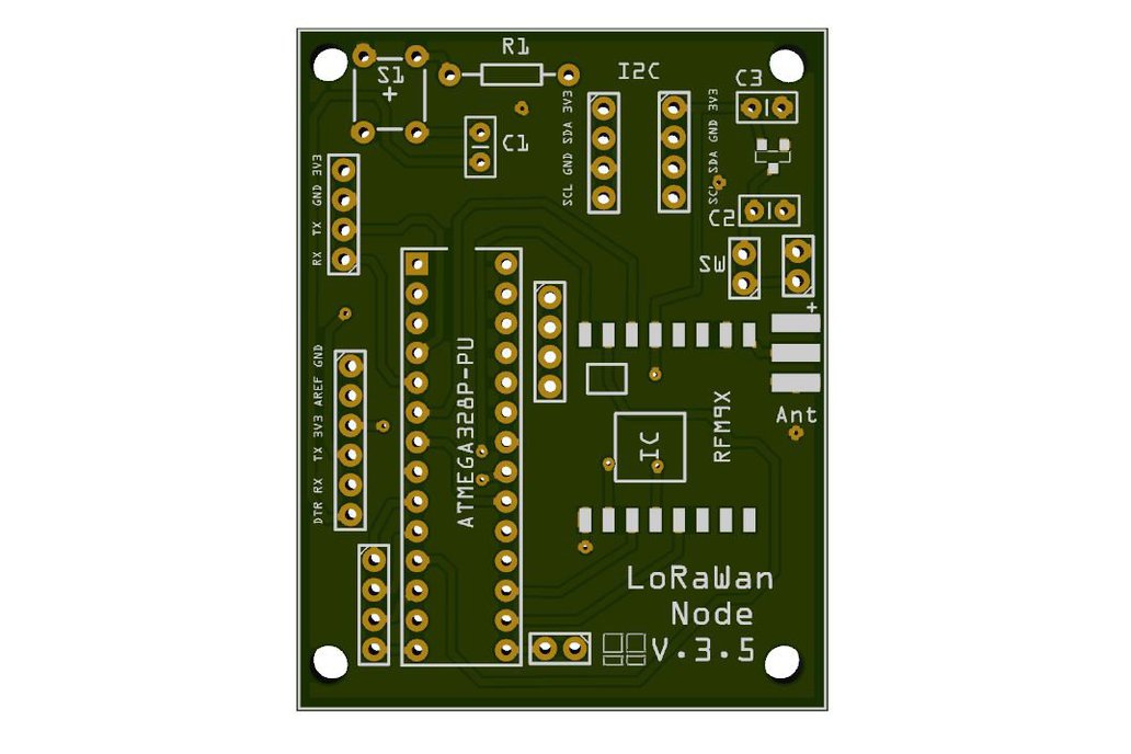 Low power LoRaWan Node Model A328 from M2M Shop on Tindie