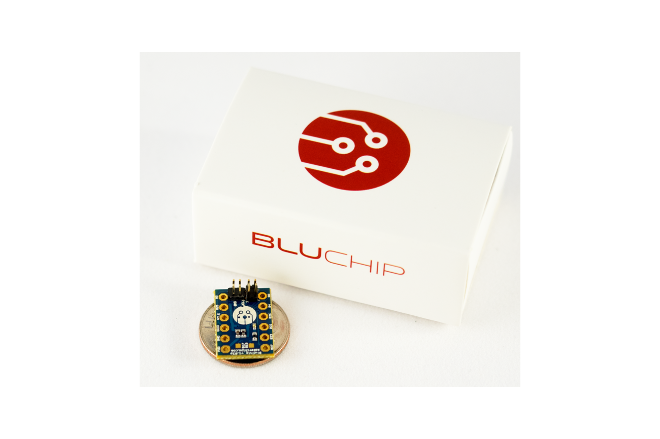 BluChip - Tiny Bluetooth 4.2 Developer Board from Makerchips on Tindie