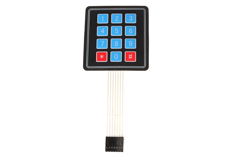 12 Key Array Membrane Keypad from mmm999 on Tindie