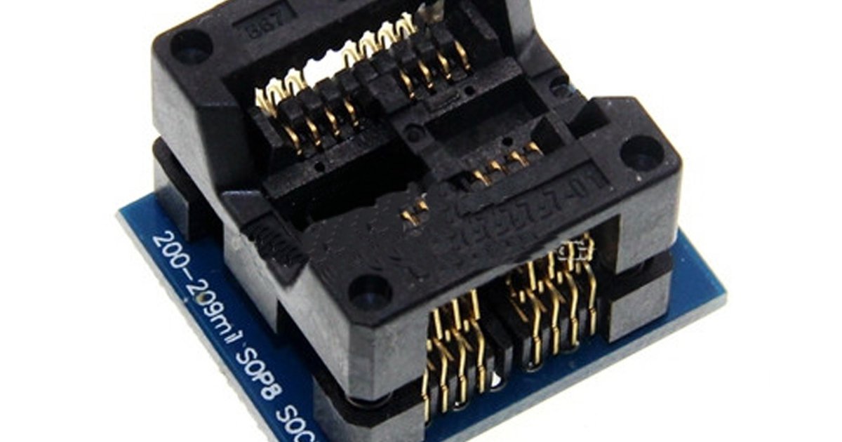 Double SOP8 to DIP16 Socket from EASYLIFE on Tindie