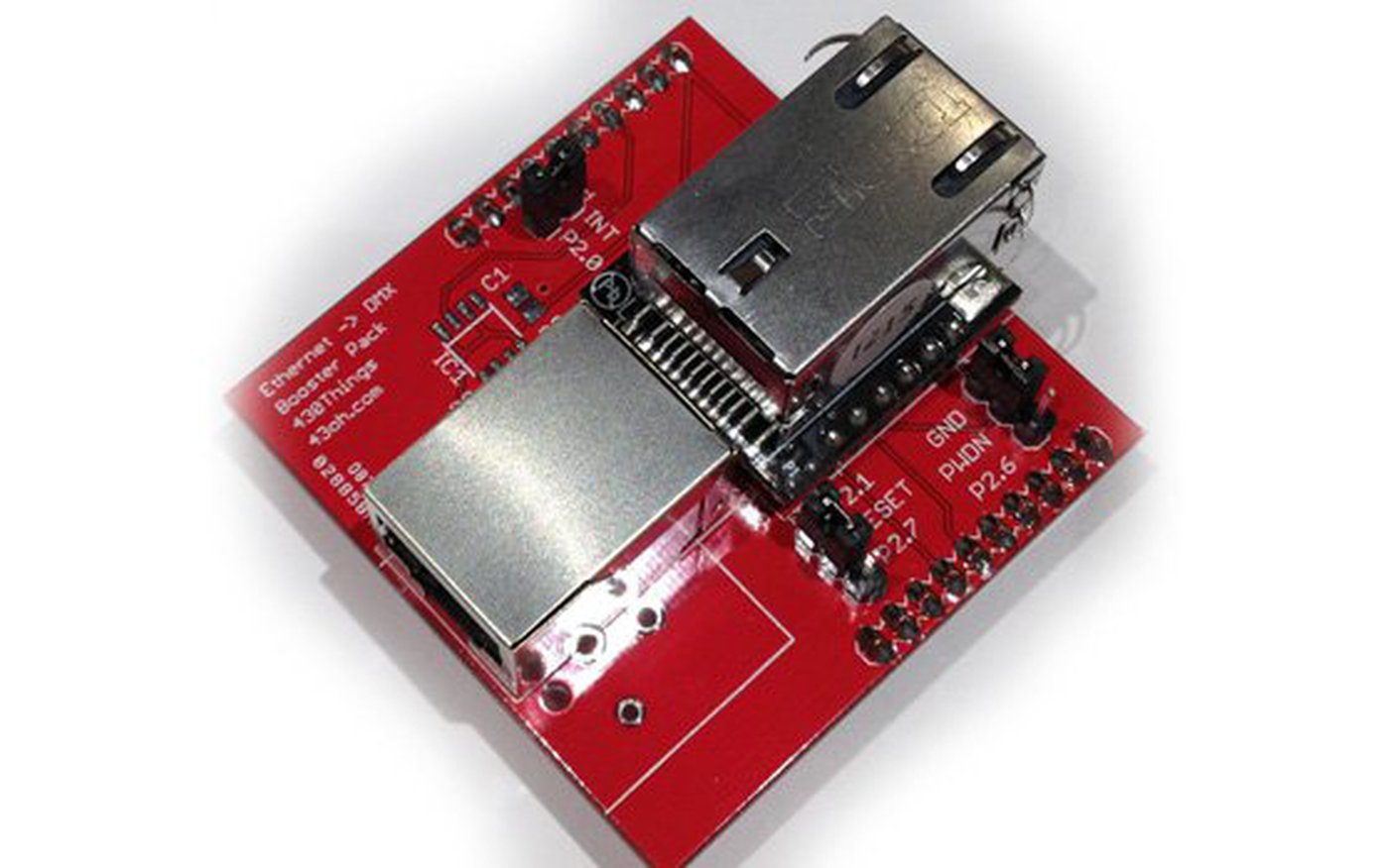 Ethernet (e1.31) - RS-485 (DMX) Booster Pack PCB from RobG on Tindie
