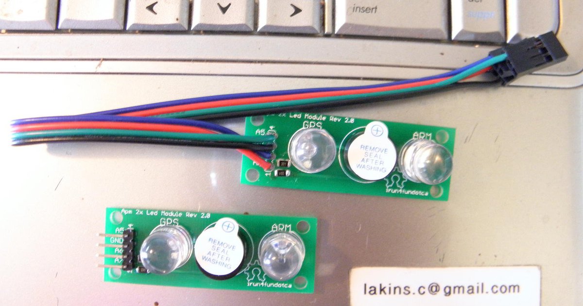 APM External Led/Buzzer Module from RC Innovations on Tindie