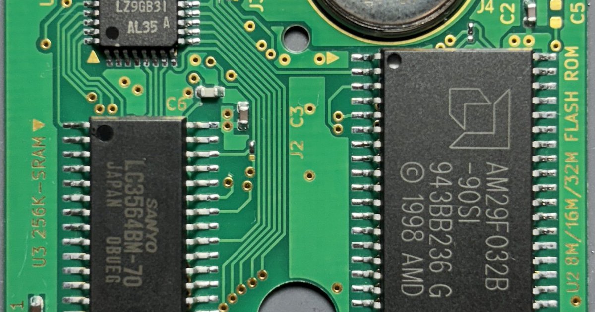 Gameboy MBC5 Flash Cart - 2MB/4MB Flash ROM from Retro Portable Gaming on Tindie