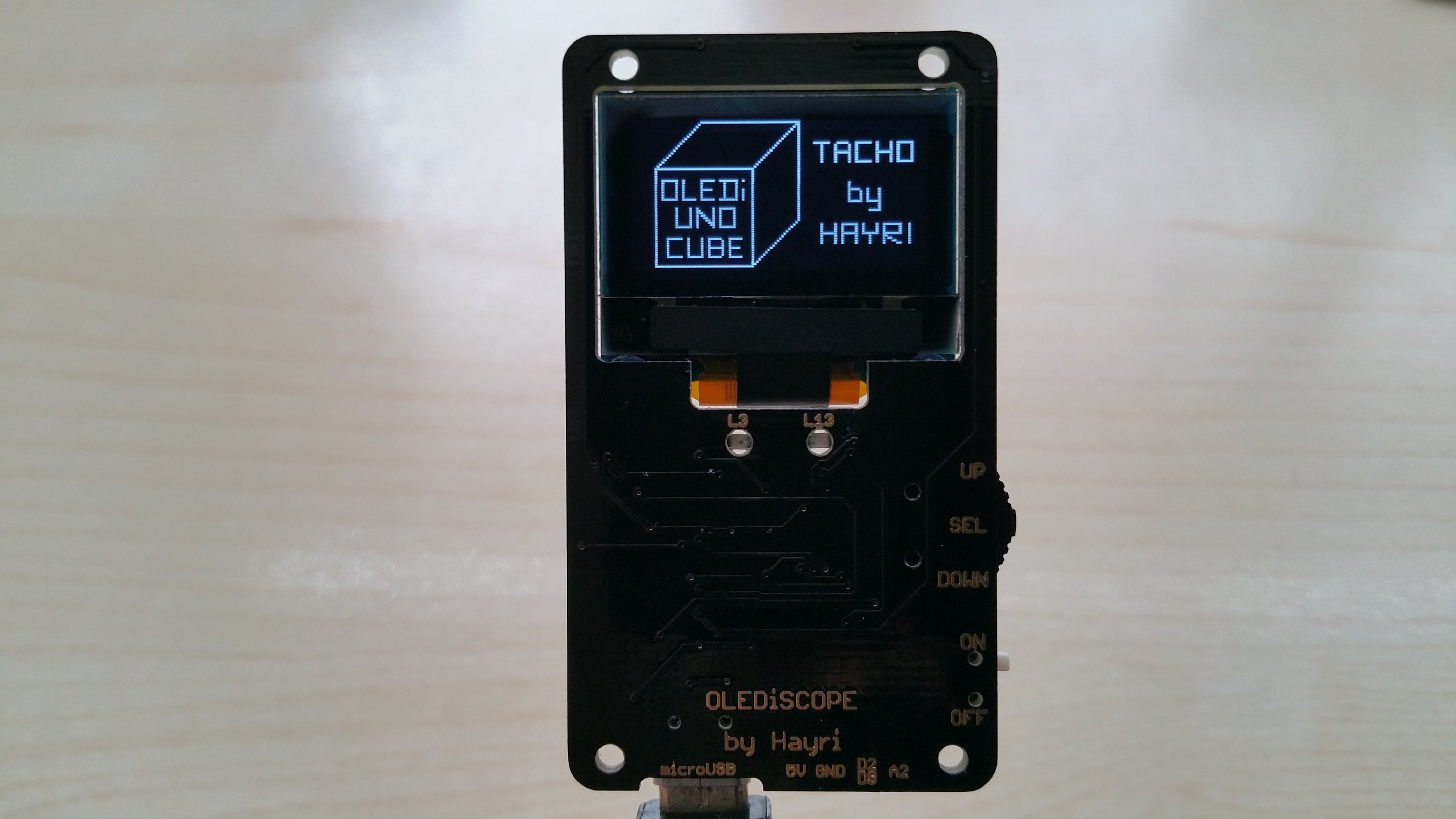 OLEDiUNO Tachometer for Spindles and Motors from Phoenix CNC, OLEDiUNO ...