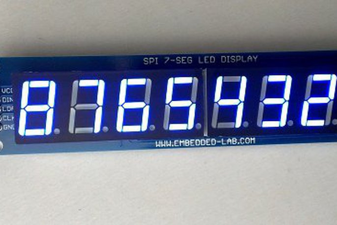 LED Matrix Multi-Display Shield, Bluetooth from I-SYST on Tindie